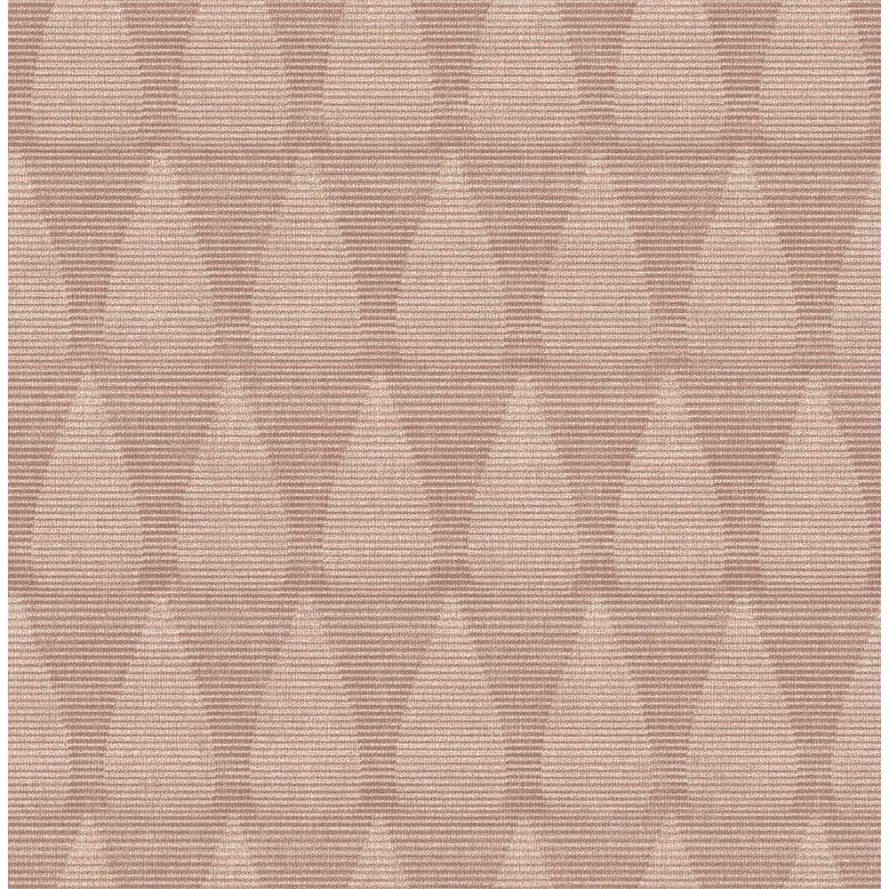 A-Street Prints Mirko Rust Red Ogee Wallpaper Sample 4141-27144SAM ...