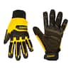 Stanley Men's Medium Synthetic Leather Impact Pro Gloves S77662 - The ...