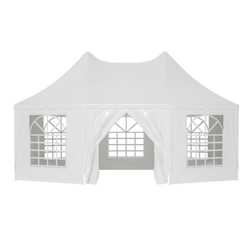 Reviews for Zeus & Ruta 20 ft. x 15 ft. Heavy Duty Party Tents Wedding ...