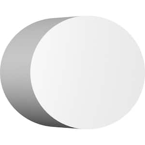 Ekena Millwork 1 in. x 3 in. x 3 in. PVC Standard Sedgwick Rosette with ...