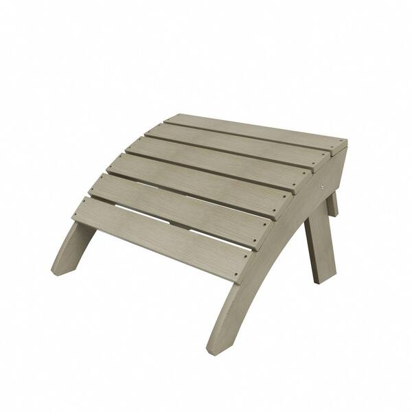 WESTIN OUTDOOR Vineyard Weathered Gray Plastic Outdoor Folding ...