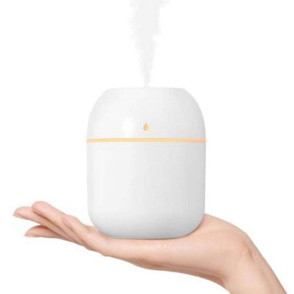 0.06 Gal Cool Mist Polypropylene Humidifier for Small Rooms. in White ...