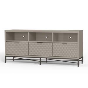Acme Furniture House Marchese 16 in. Pearl Gray Entertainment Center ...
