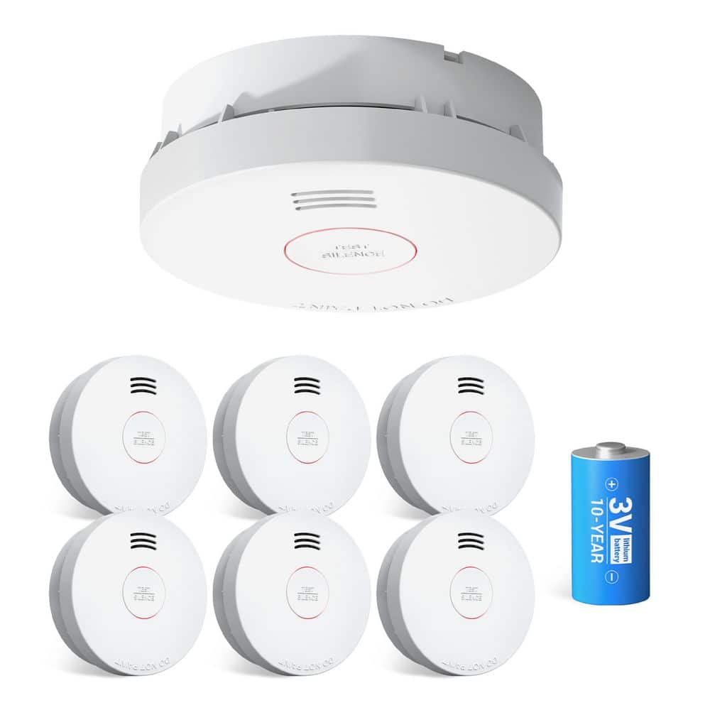 Innolink 10 Years Battery Operated Smoke Detector, Fire Alarm with with ...