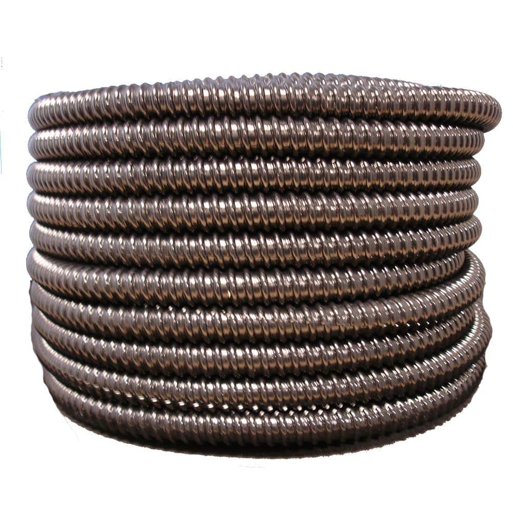 HYDROMAXX 3 in. Dia x 25 ft. Black Flexible Corrugated PVC Non Split ...