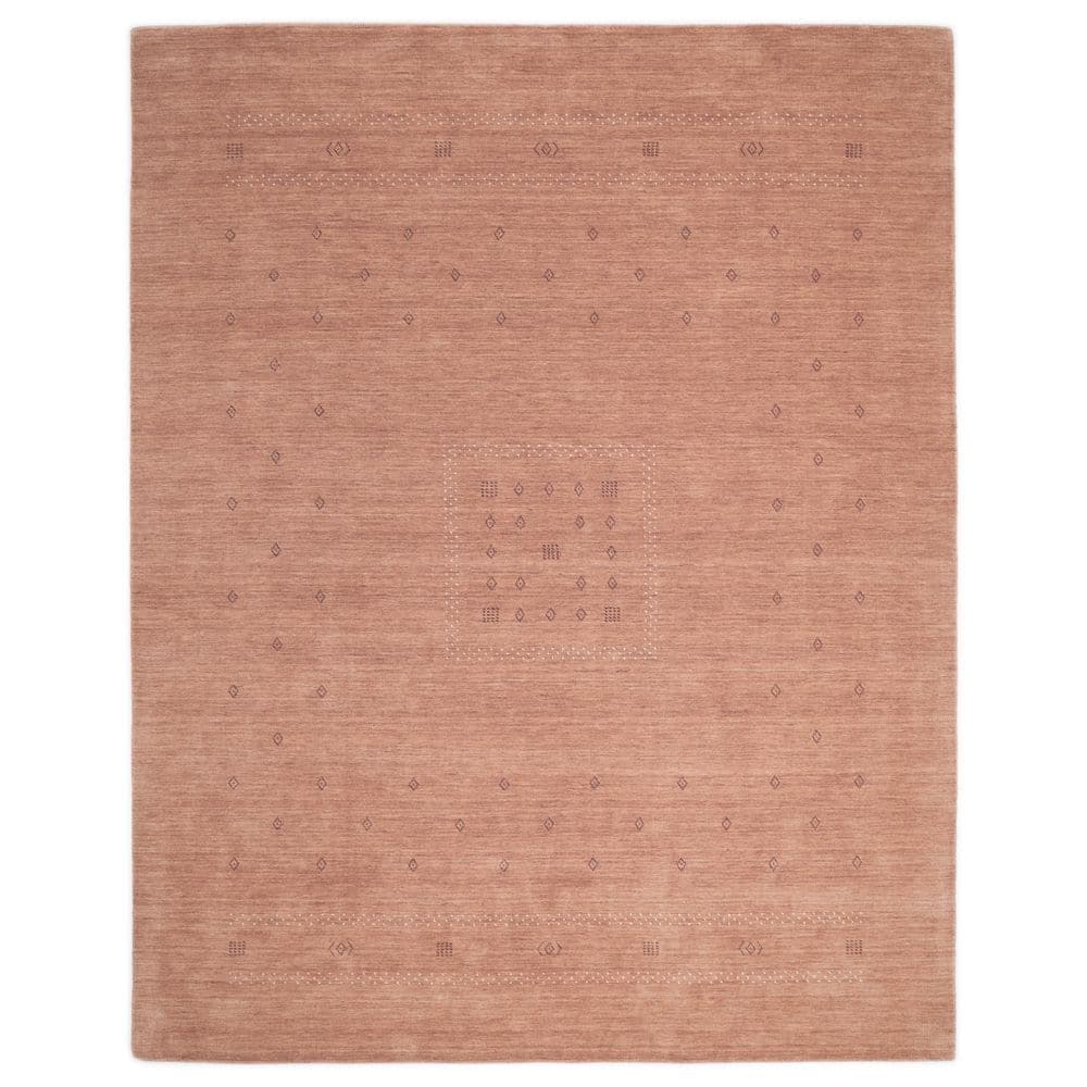 Solo Rugs Simi Bohemian Peach 8 ft. x 10 ft. Handmade Area Rug S9417 ...
