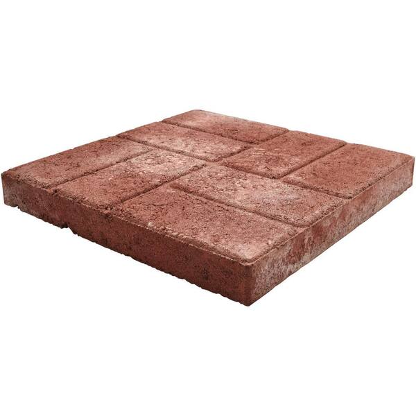 Pavestone 16 In X 16 In X 1 75 In River Red Concrete Brickface