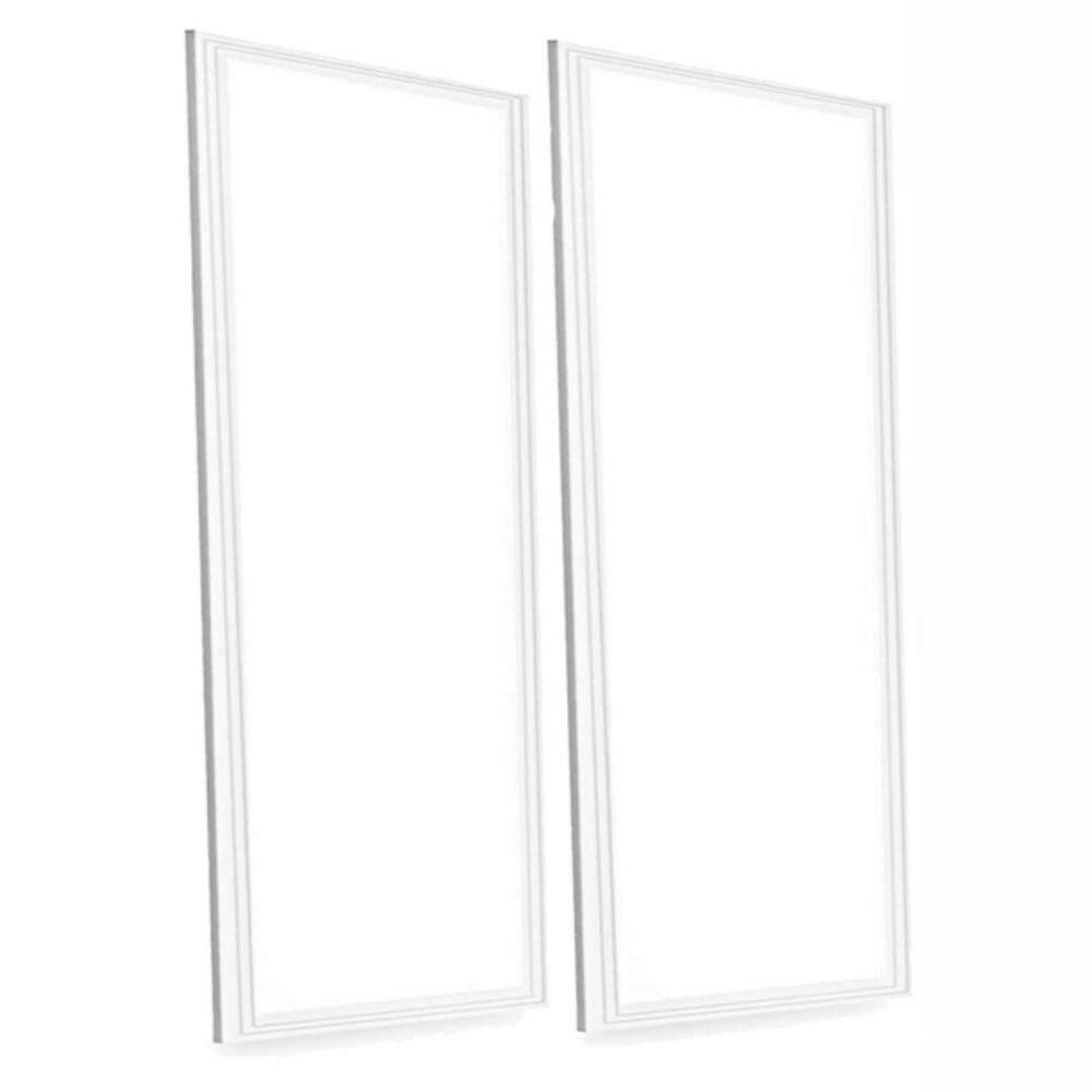 KOAOEIRS 7800-Lumens 2 ft. x 4 ft. Integrated LED Flat Panel Light Lay ...