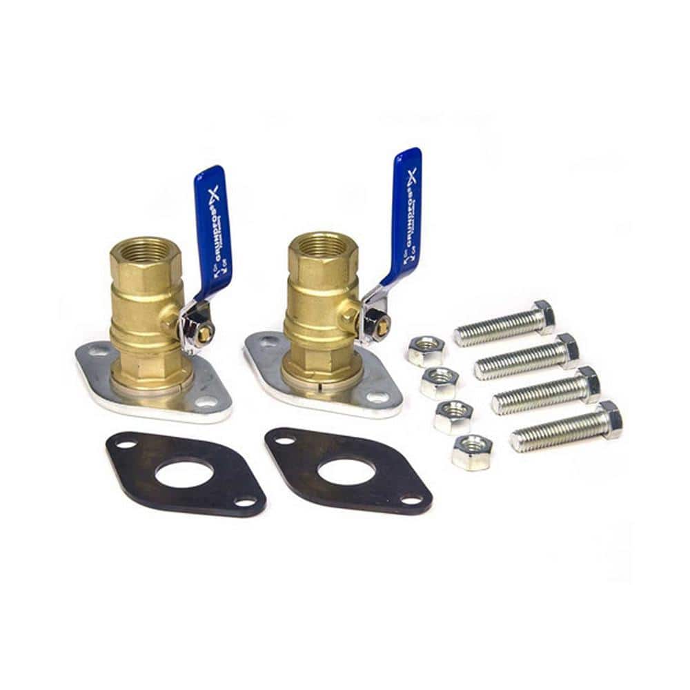 Grundfos 3/4 in. Sweat Bronze Lead Free Dielectric Isolation Valves (2 ...