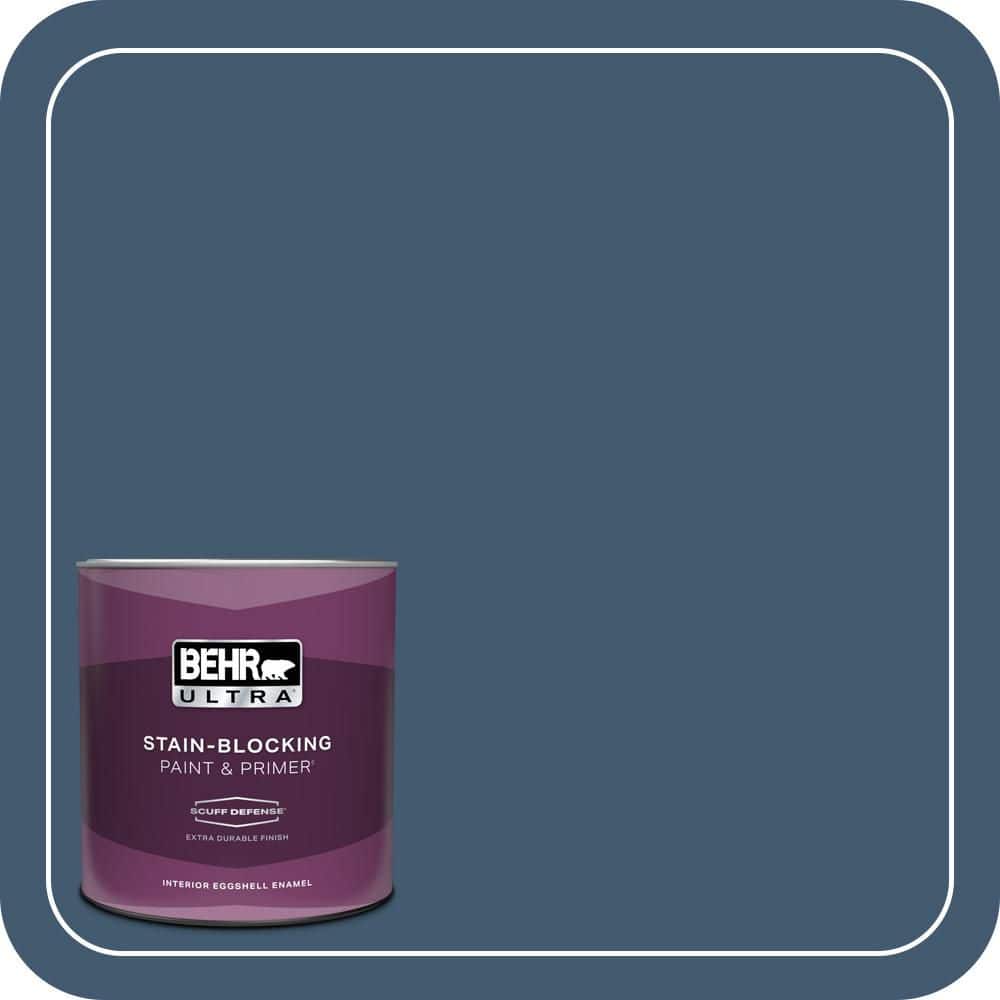 BEHR ULTRA 1 qt. #S500-7 Infinite Deep Sea Extra Durable Eggshell ...