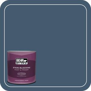 BEHR ULTRA 5 gal. #S500-7 Infinite Deep Sea Satin Enamel Exterior Paint ...