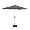 WESTIN OUTDOOR Kingston 9 ft. Market Outdoor Umbrella in Gray with 50 ...