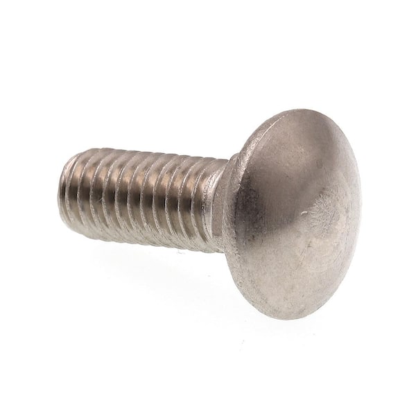 Prime-Line 3/8 in.-16 x 1 in. Grade 18-8 Stainless Steel Carriage Bolts ...