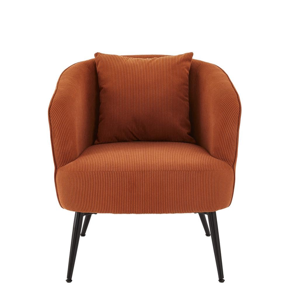 US Pride Furniture Chadern Cinnamon Brown Corduroy Arm Chair C401-H1 ...