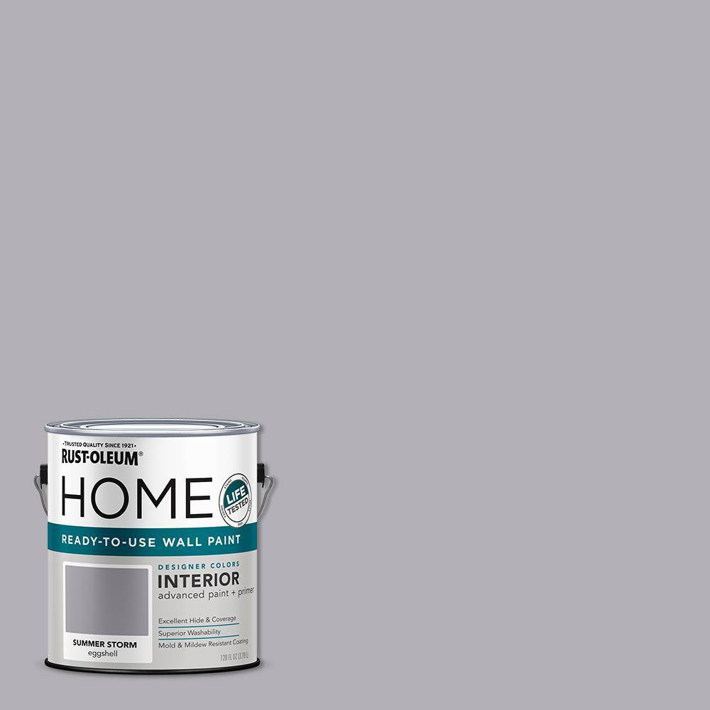 Rust-Oleum Home 1 Gal. Eggshell Summer Storm Interior Wall Paint 365496