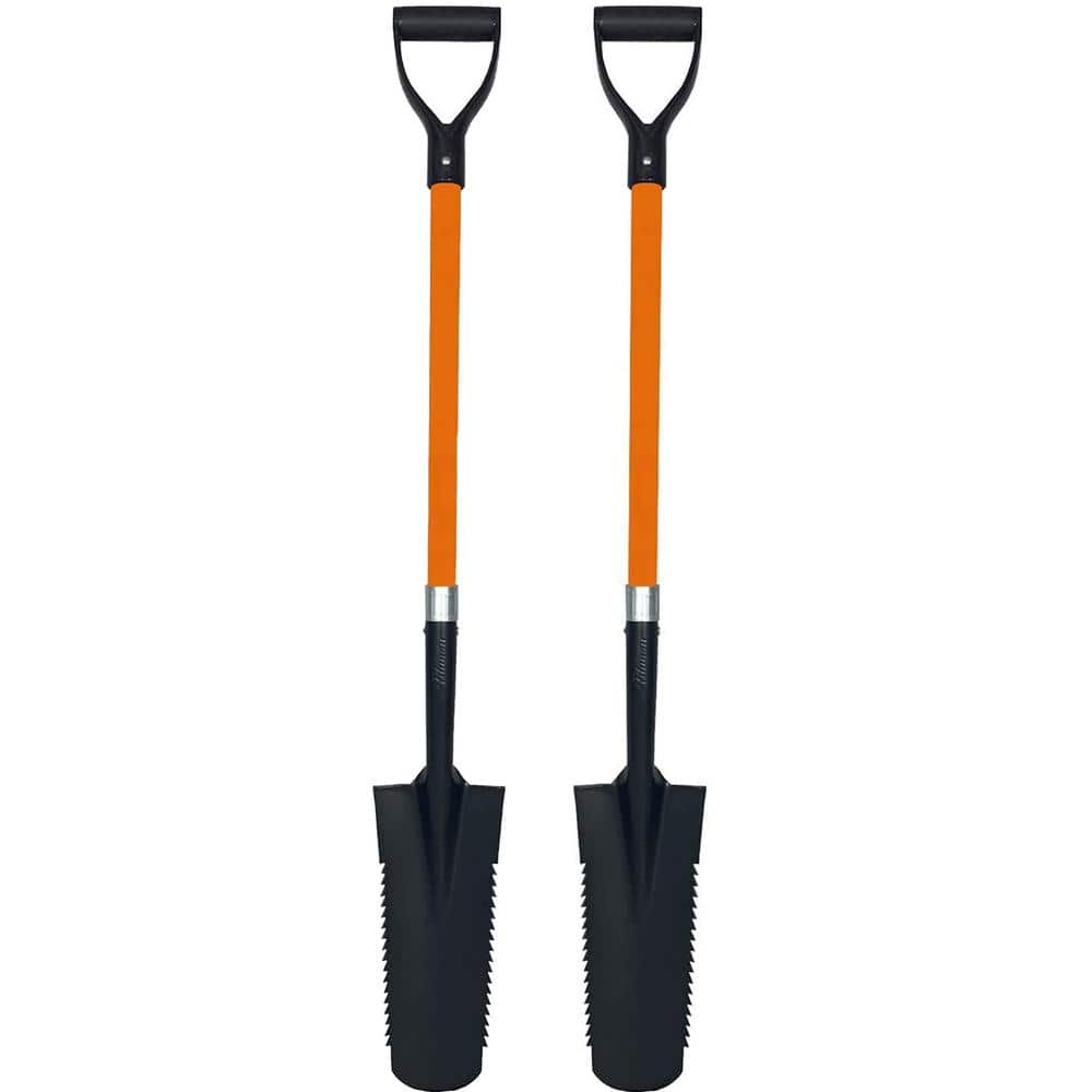 Ashman Online 48 in. Durable Fiberglass Rubber Grip D-Handle Length ...