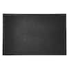 Winco 18 in. x 12 in. Black Bar Service Mat BM-1812K - The Home Depot