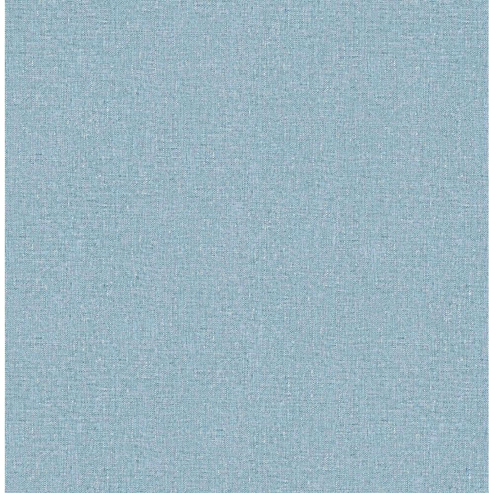 Fine Decor Grace Blue Linen Matte Non-Pasted Peelable Paper Wallpaper ...