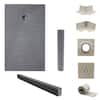 Everbilt Watershield Shower System 36 in. x 60 in, Off Center Shower ...