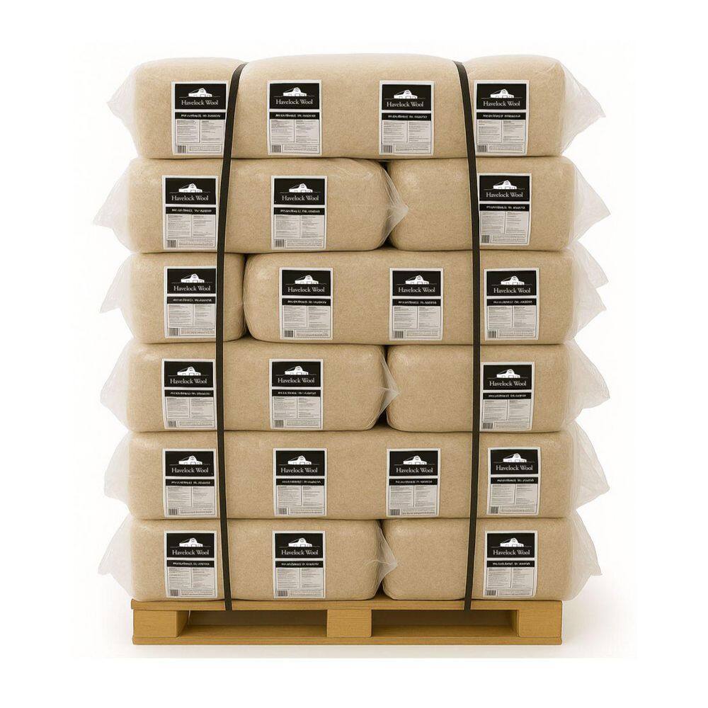 Havelock Wool R-22 Unfaced Wool Insulation Batt 23.5 in. x 3.88 ft ...