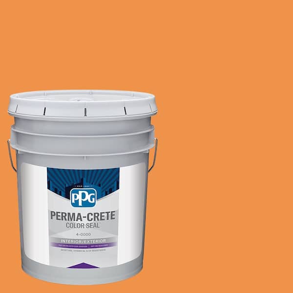Reviews for Perma-Crete Color Seal 5 gal. PPG1197-7 Carmelized Orange ...