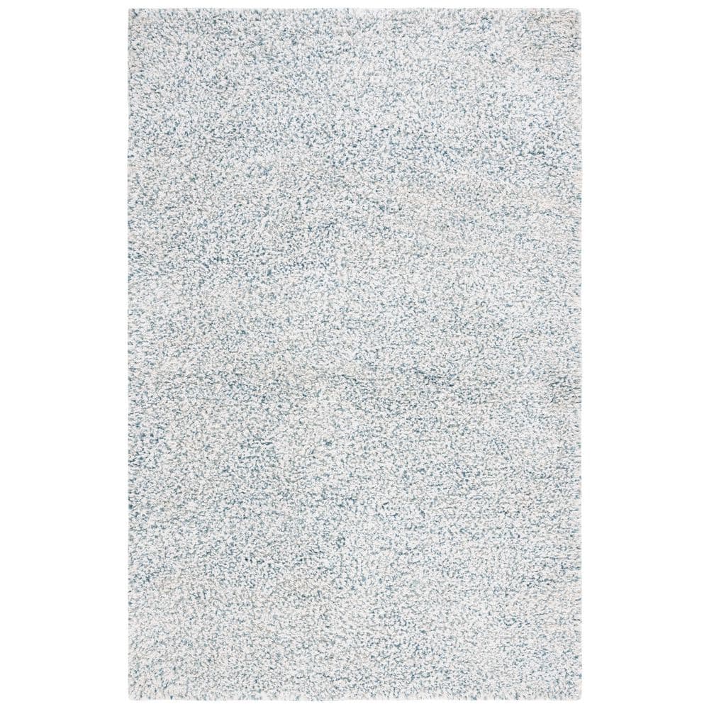 SAFAVIEH Berber 8 ft. x 10 ft. Ivory/Sage Abstract Speckled Area Rug ...