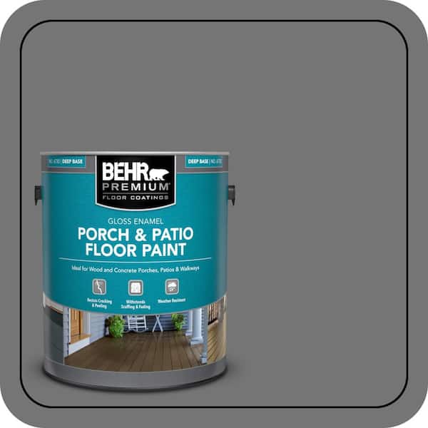 BEHR PREMIUM 1 gal. #PFC-84 Phantom Mist Gloss Enamel Interior/Exterior ...
