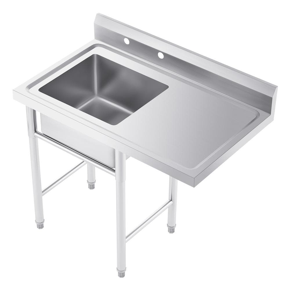 Have a question about Wilprep 39 in. Stainless Steel Kitchen Sink ...