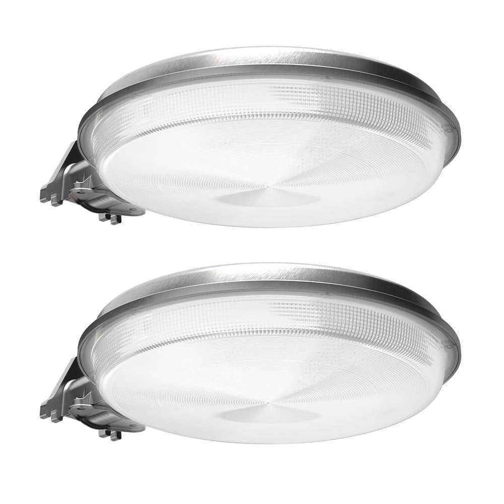 Feit Electric 9000 Lumen Integrated LED Selectable 5CCT 12 in. Silver ...