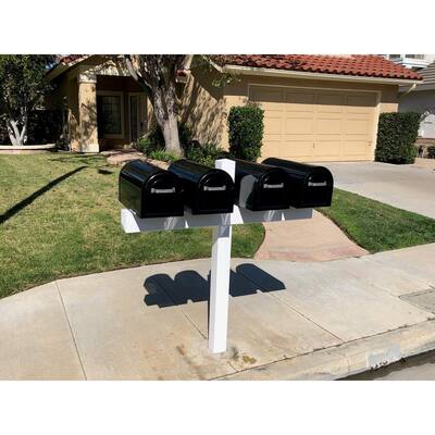 Fits Over 4x4 - Vinyl - Mailbox Posts & Stands - Mailboxes - The Home Depot