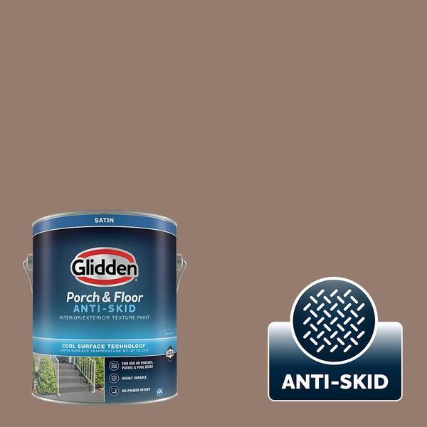 Glidden Porch and Floor 1 gal. PPG1074-5 Peppered Pecan Satin Interior ...