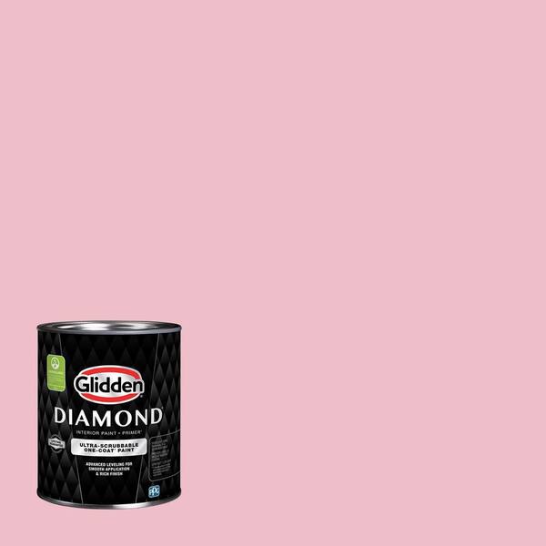 Glidden Diamond 1 qt. PPG1183-3 Rose Melody Eggshell Interior Paint ...