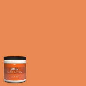 BEHR ULTRA 1 qt. #P210-6 Mandarin Extra Durable Flat Interior Paint ...