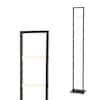 JONATHAN Y Ivan 59.38 in. Black Minimalist Modern Iron Ladder Column ...