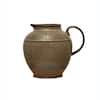Storied Home 80 Oz. Beige Stoneware Pitcher with Reactive Glaze DF6043 ...