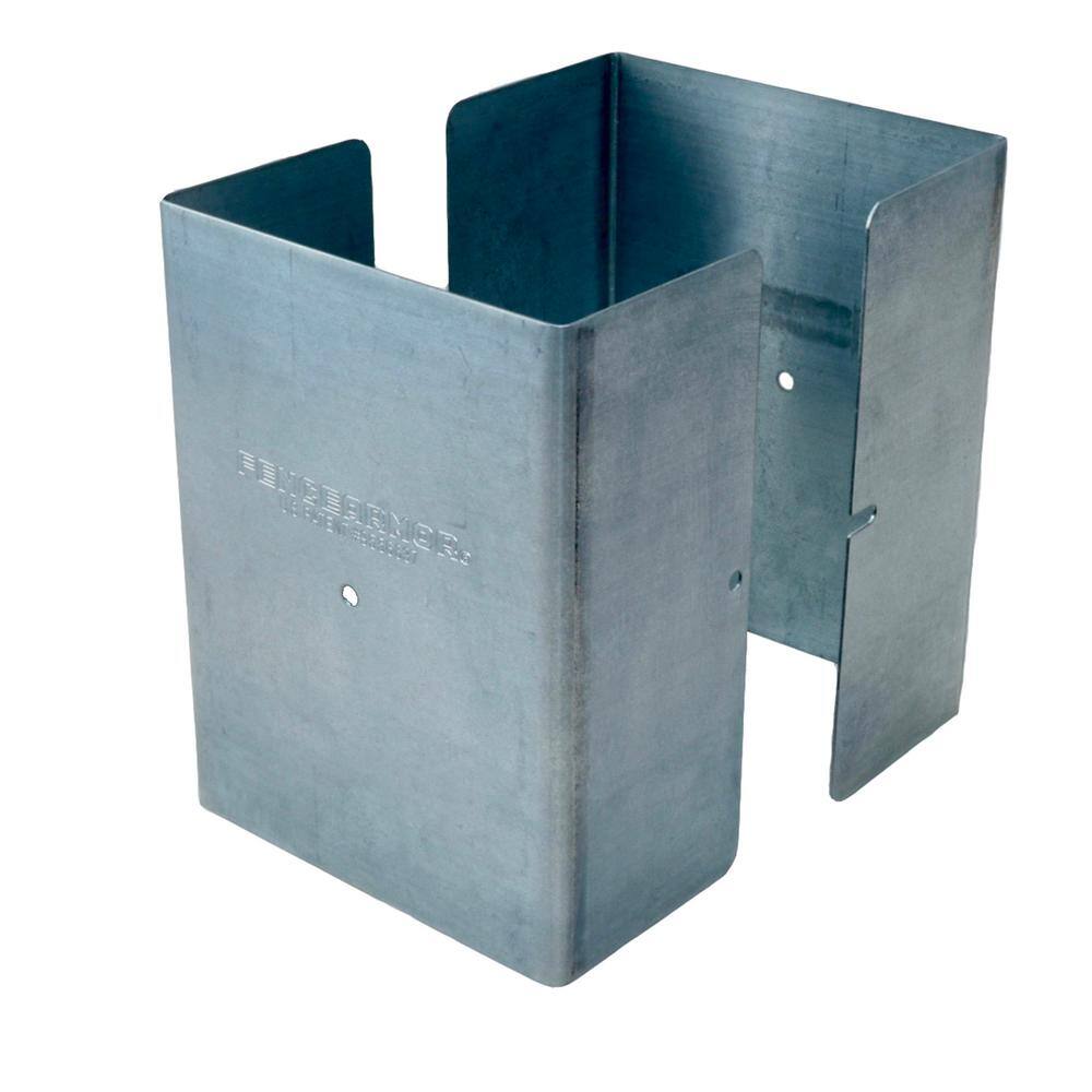 Fence Armor 4.5 in. x 4.5 in. x 1/2 ft. H Galvanized Steel Pro Series ...