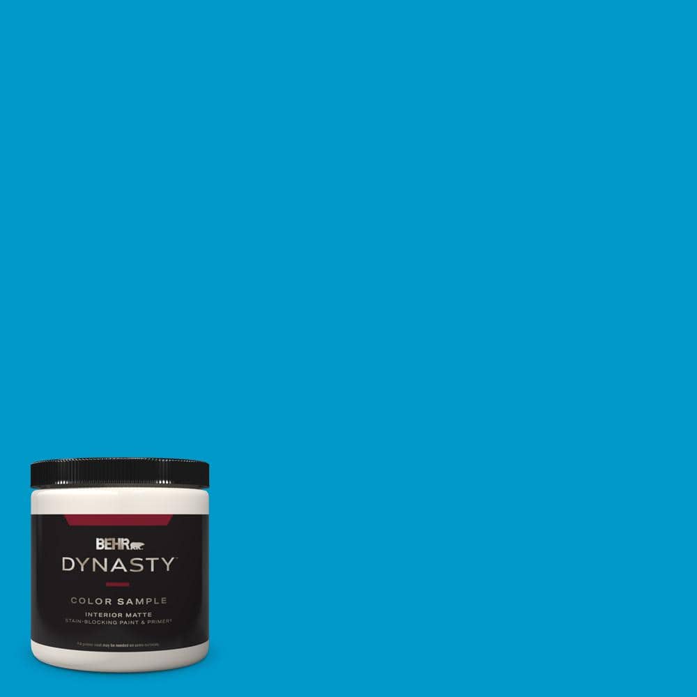 BEHR DYNASTY 8 oz. #550B-6 Isle Of Capri Matte Stain-Blocking Interior ...
