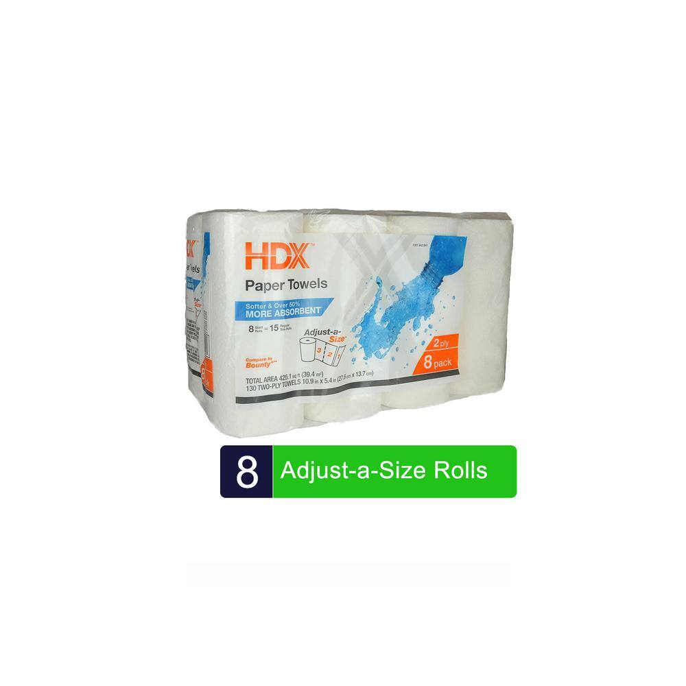 Reviews for HDX Select-A-Size Paper Towels 2-Ply (8 Giant Rolls) | Pg 5 ...