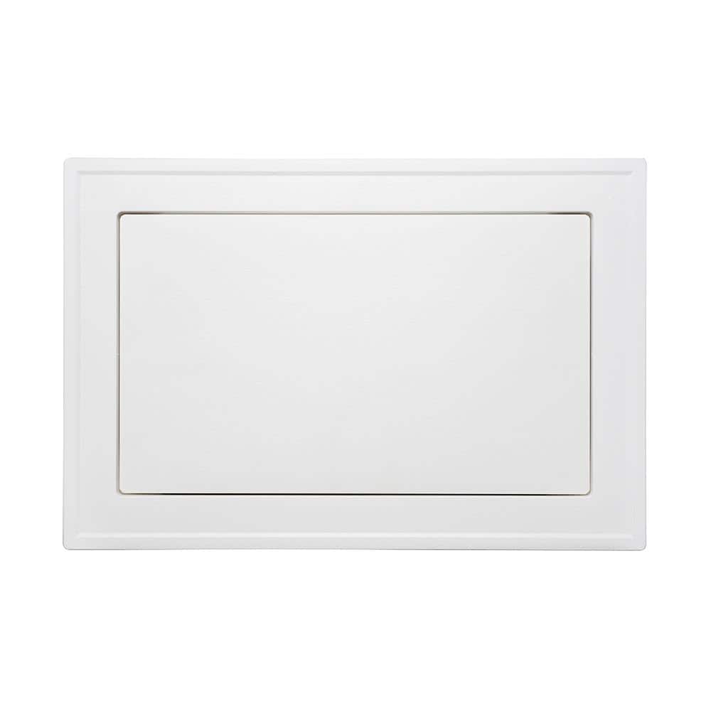 Ply Gem 8.18 in. x 7.18 in. White Large J-Block Mounting Block H ...