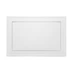 Ply Gem 8.18 in. x 7.18 in. White Large J-Block Mounting Block H ...