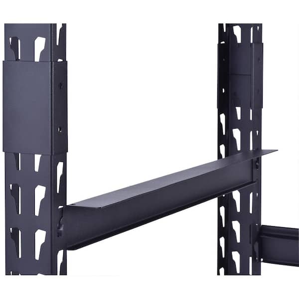 10-Tote Metal Storage Rack (50 in. W x 78 in. H x 24 in. D) and 27 Gal ...