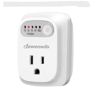 DEWENWILS Indoor Countdown Timer Outlet, Timers for Electrical Outlets ...