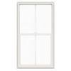 JELD-WEN 28 in. x 54 in. V2500 Double Hung Vinyl Window with Black ...