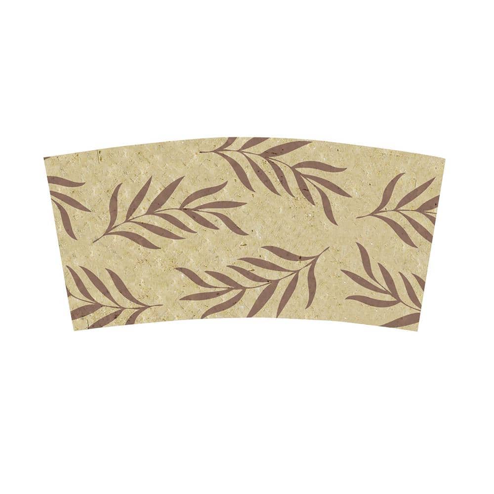 World Centric Natural Disposable Paper Hot Cup Sleeves, Fits 10,12,16 ...