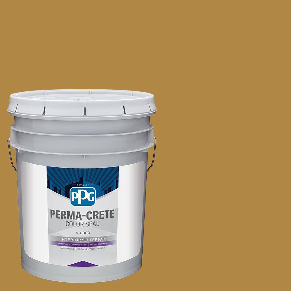 Reviews for Perma-Crete Color Seal 5 gal. PPG1106-7 Butterscotch Ripple ...