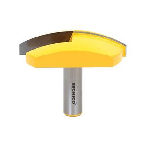 Yonico Horizontal Crown 1-1/2 in. Radius 1/4 in. Shank Carbide Tipped ...