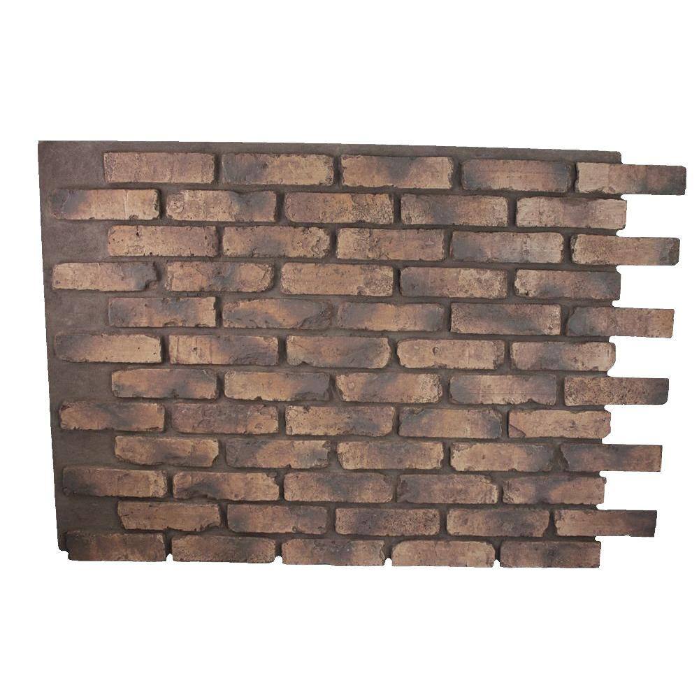 Superior Building Supplies Faux Reclaimed Brick 32 in. x 47 in. x 3/4 ...