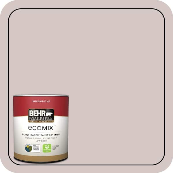 BEHR PREMIUM PLUS 1 qt. #730A-3 Lilac Tan Flat EcoMix Plant-Based ...
