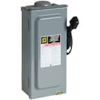 Square D 60 Amp 240-Volt 3-Pole 3-Phase Fused Indoor General Duty ...