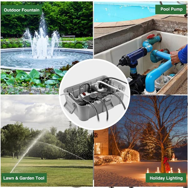 Vrbgify Durable Electrical Junction Box IP54 Waterproof with ...